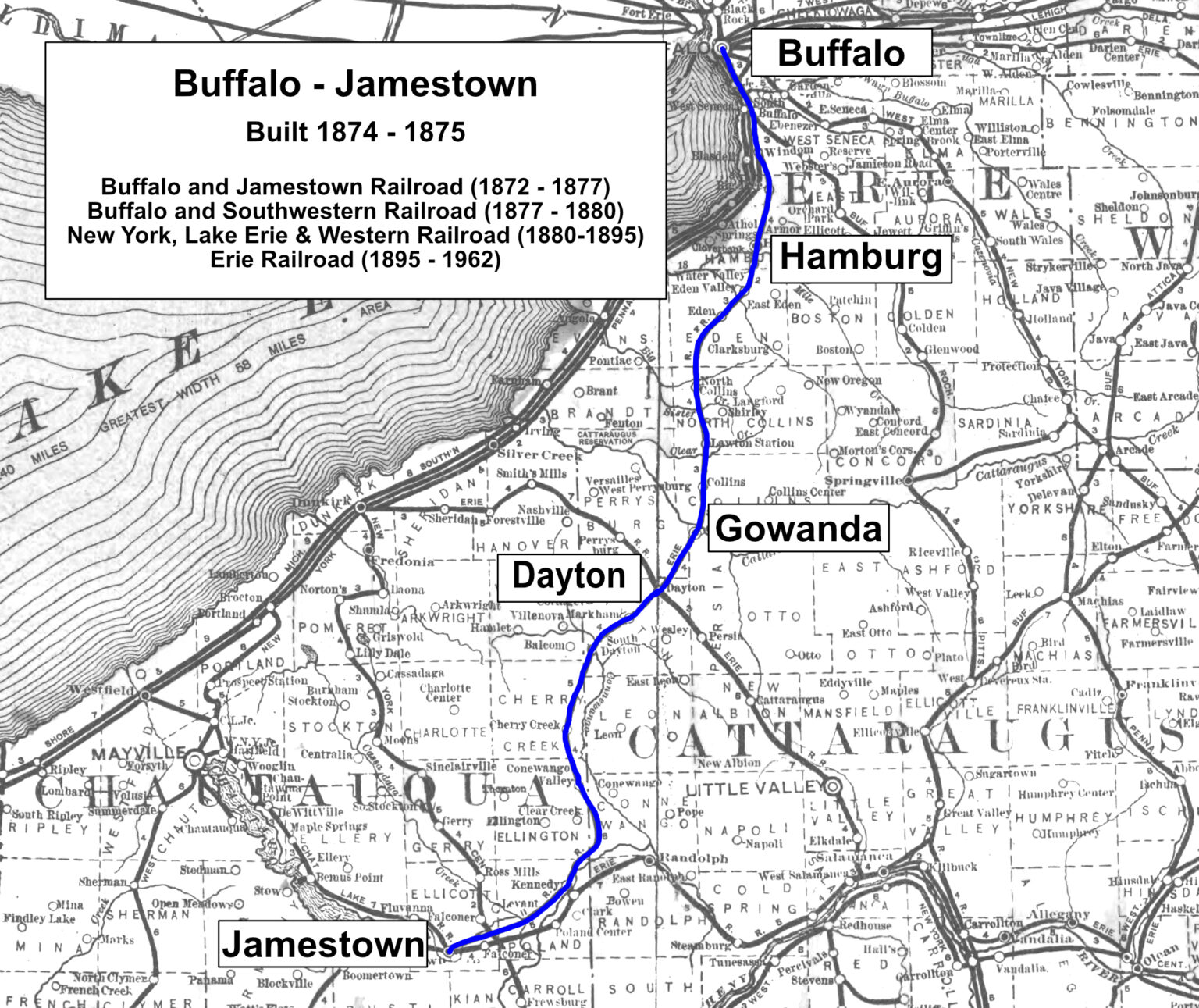 Buffalo and Jamestown Railroad – New York Railroad Archive
