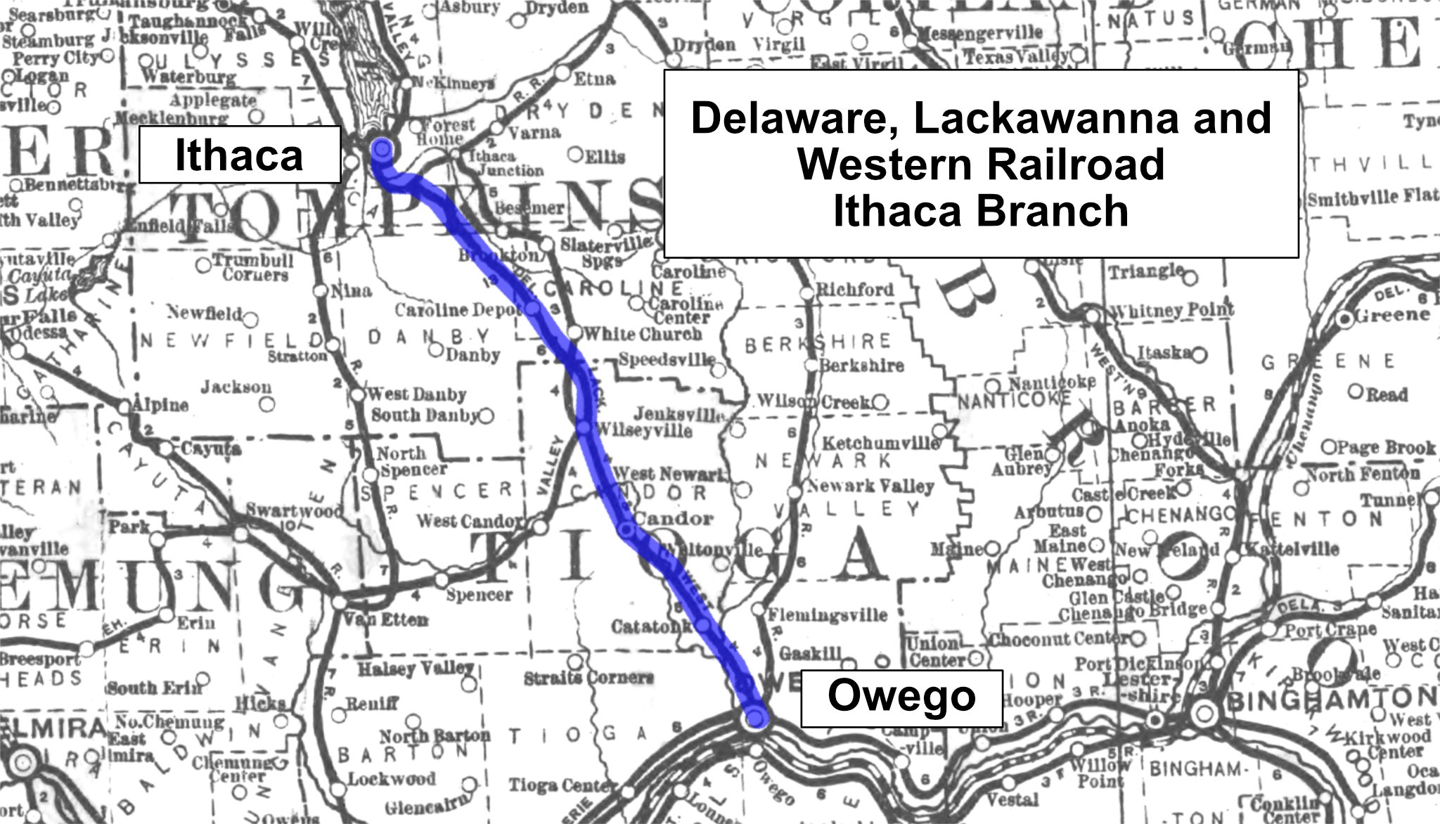 DL&W Ithaca Branch – New York Railroad Archive