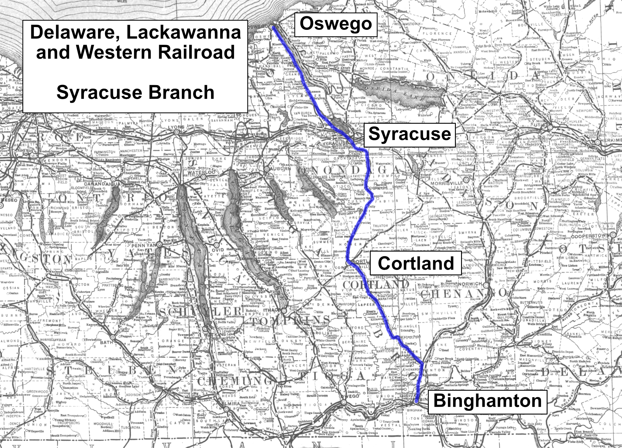 DL&W Syracuse Branch – New York Railroad Archive